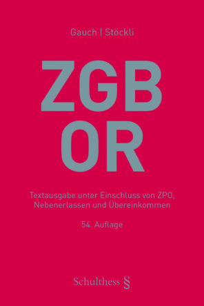 Schweizerisches Zivilgesetzbuch mit Obligationenrecht ZGB/OR (PrintPlu ...